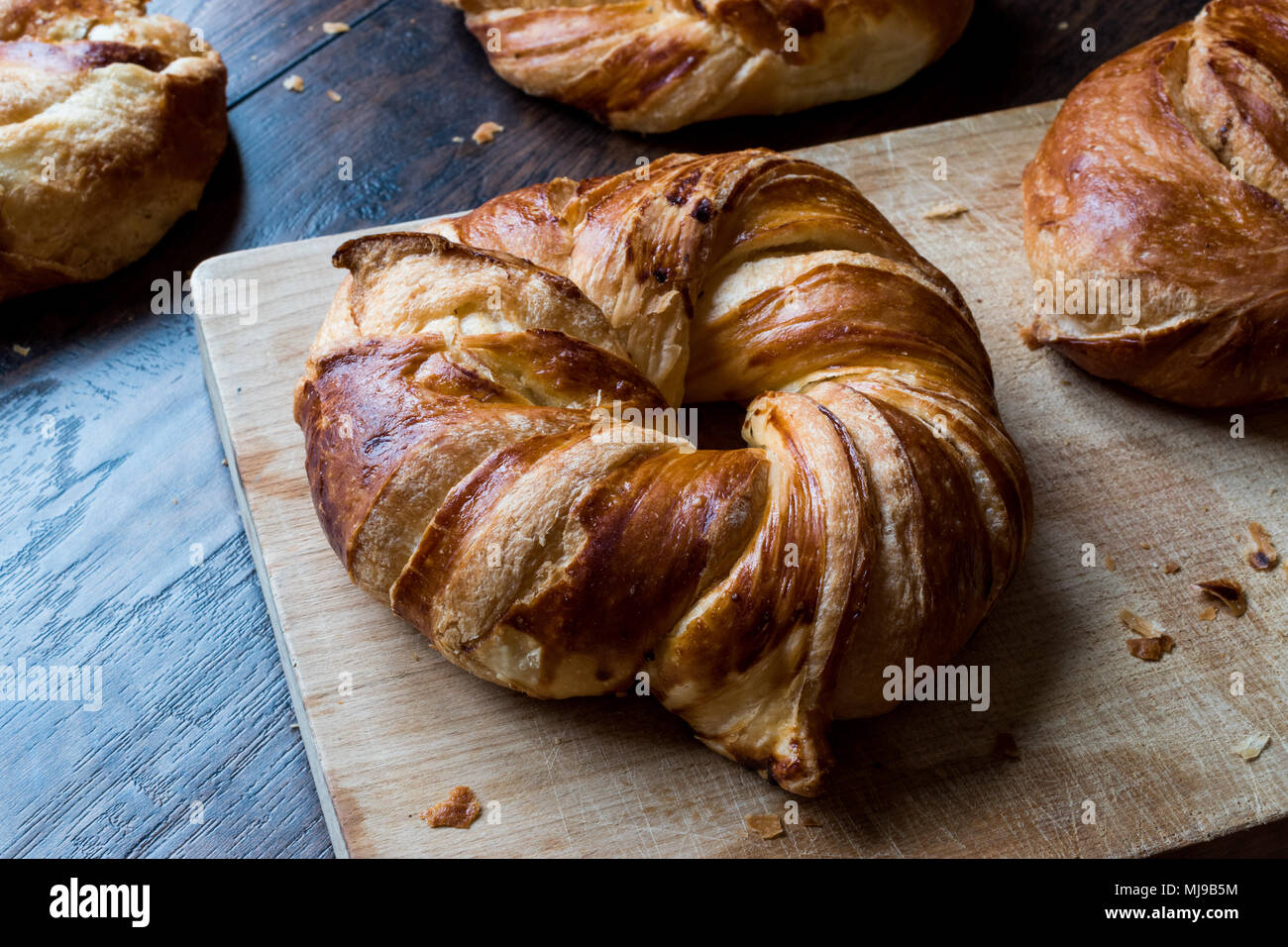 Turkish Bagel Acma / Croissant (turkish pastry Stock Photo - Alamy