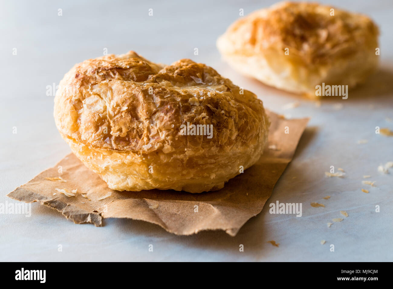 Traditional izmir boyoz / round borek . Bakery Concept Stock Photo - Alamy