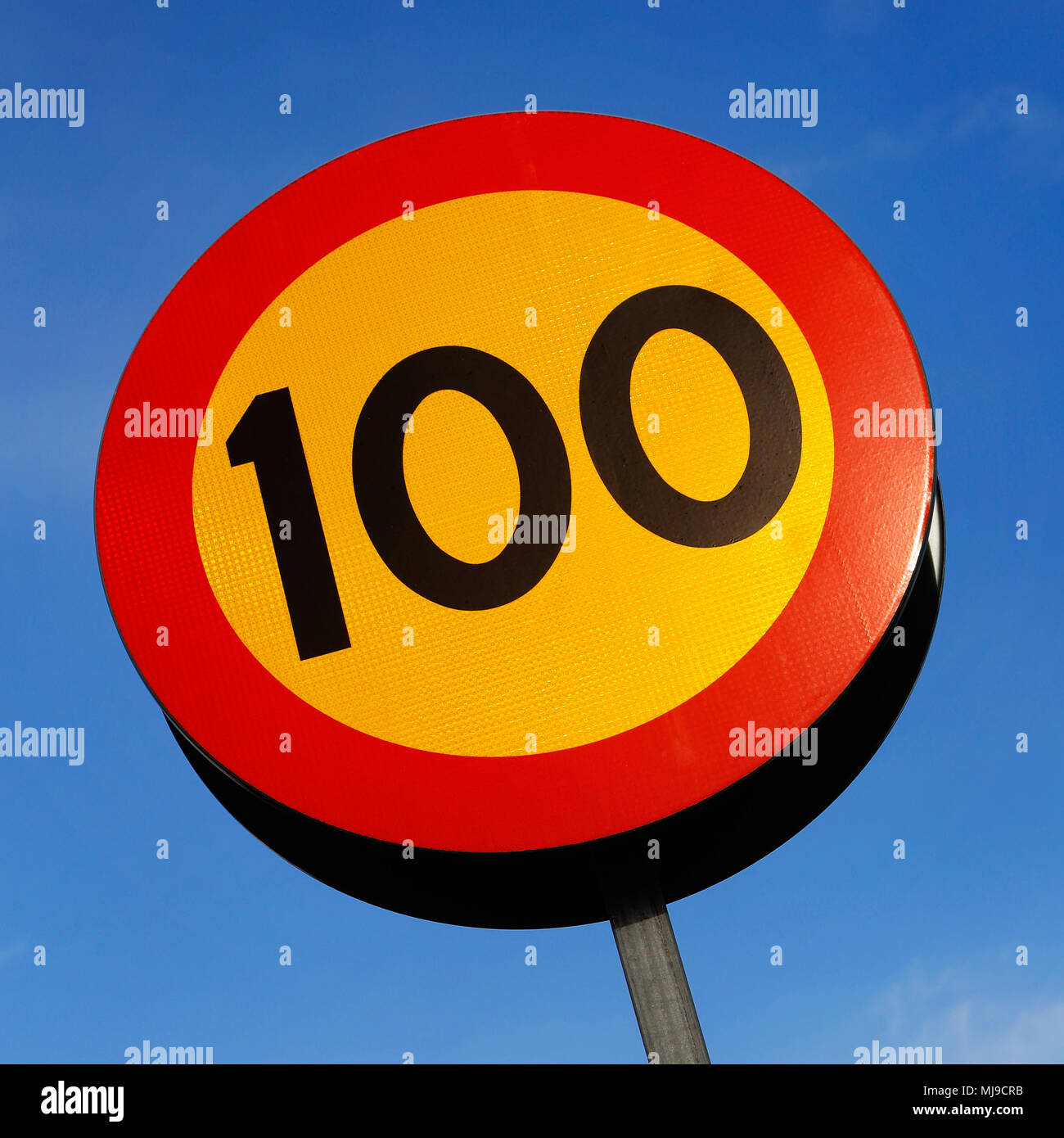 Speed Limit 100 Stock Photo Alamy speed-limit-100-stock-photo-alamy