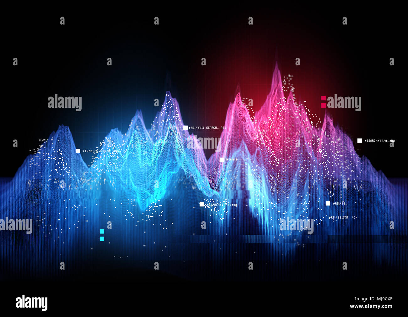 Cryptocurrency visualization hi-res stock photography and images - Alamy