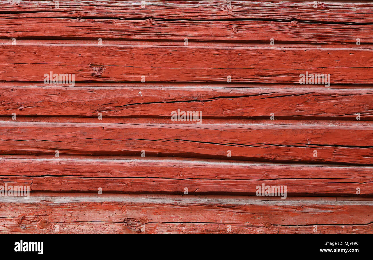 Red wooden wall background Stock Photo - Alamy