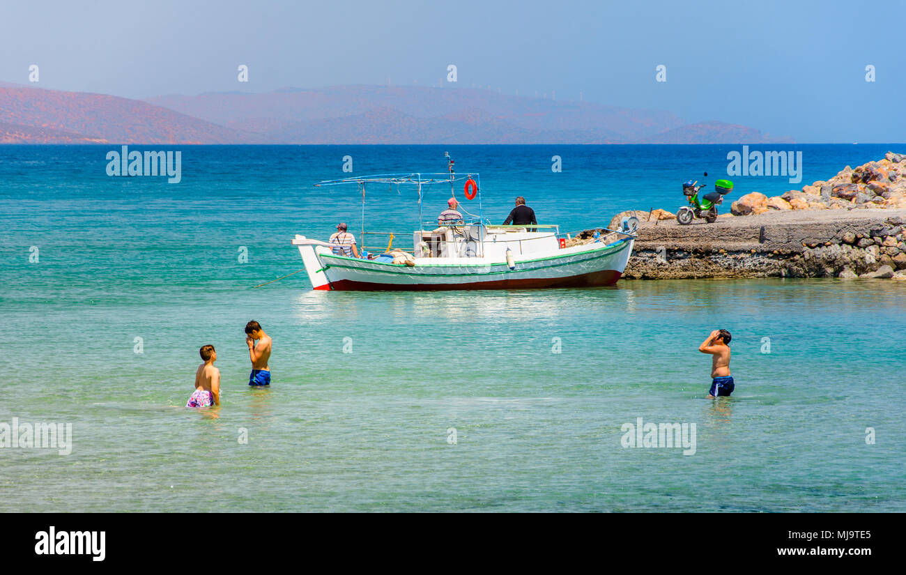 Typical greek view island beach hi-res stock photography and images - Alamy