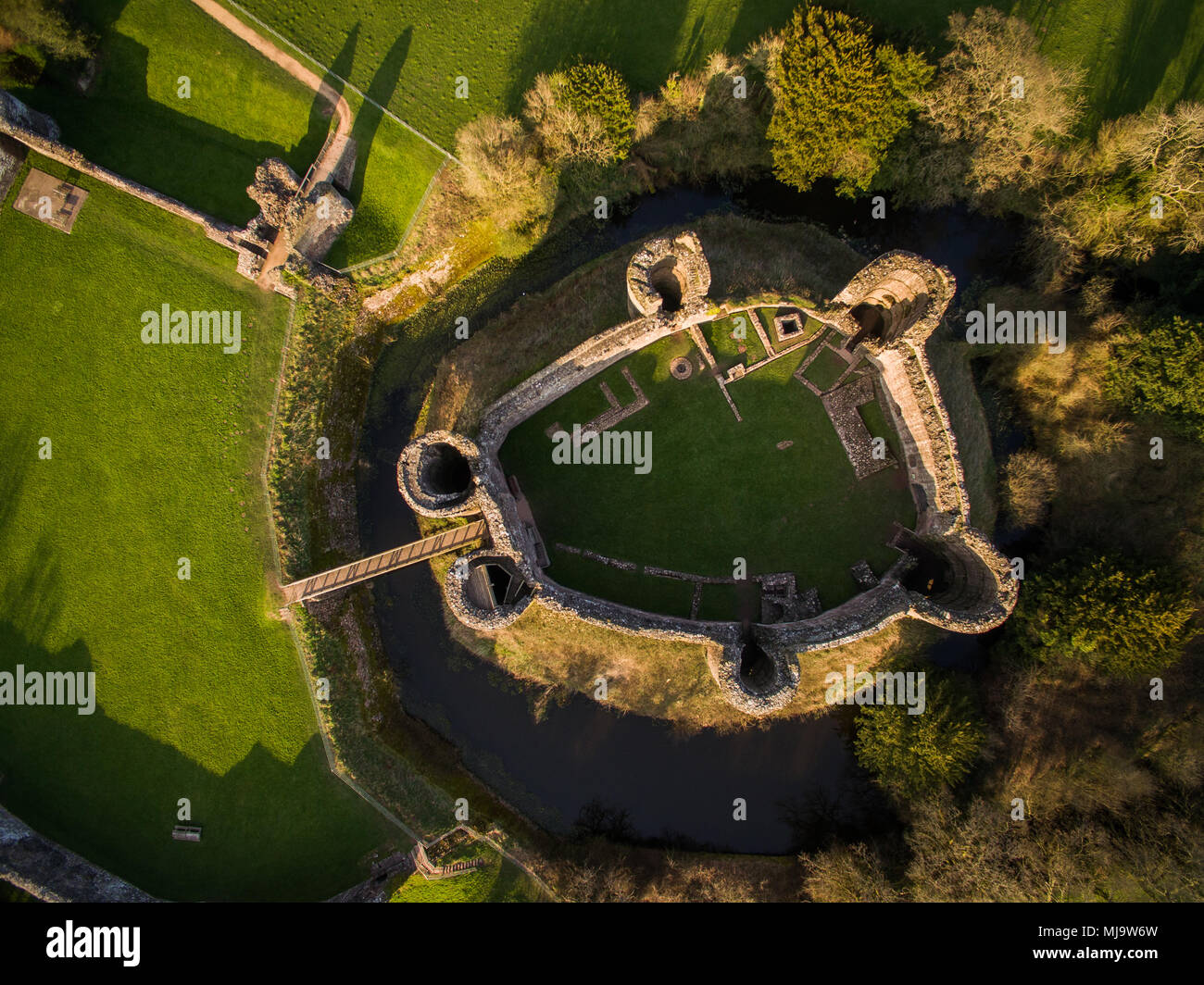 Abergavenny castle garden hi-res stock photography and images - Alamy