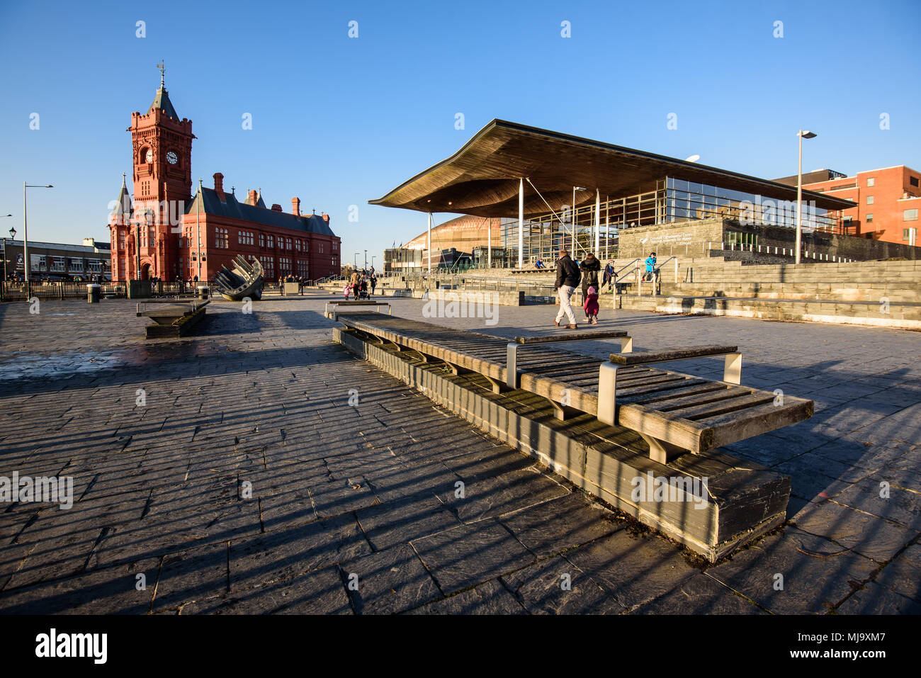 Welsh assembly hall hi-res stock photography and images - Alamy