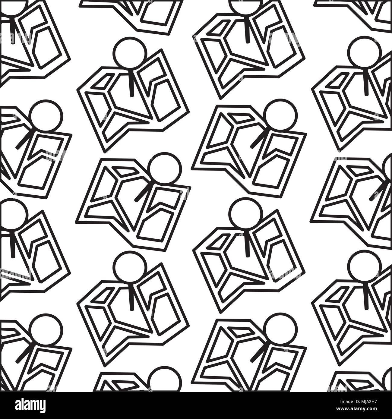 paper map guide with pin location pattern vector illustration design ...