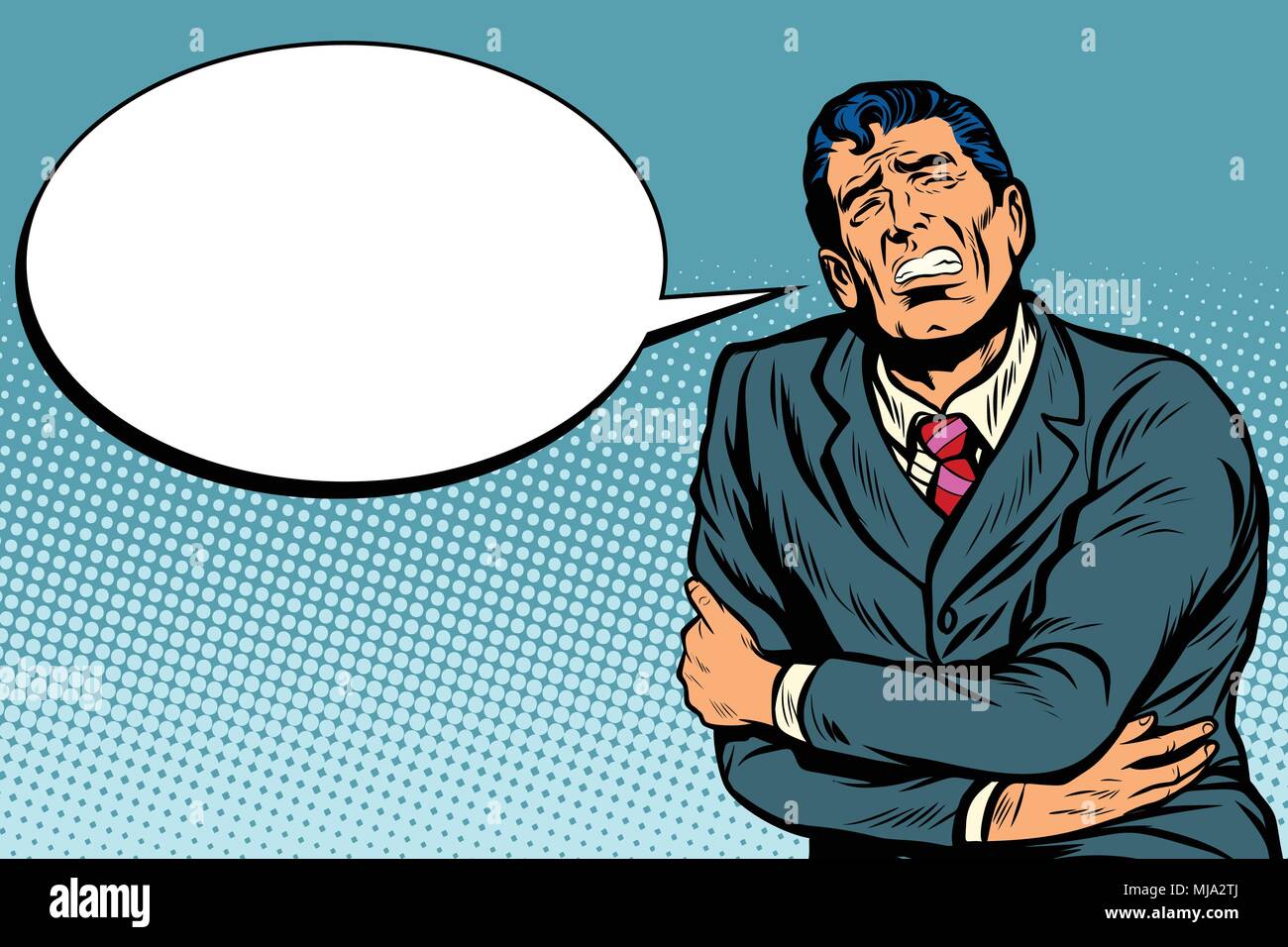 Stomach pain suffering young Stock Vector Images - Alamy