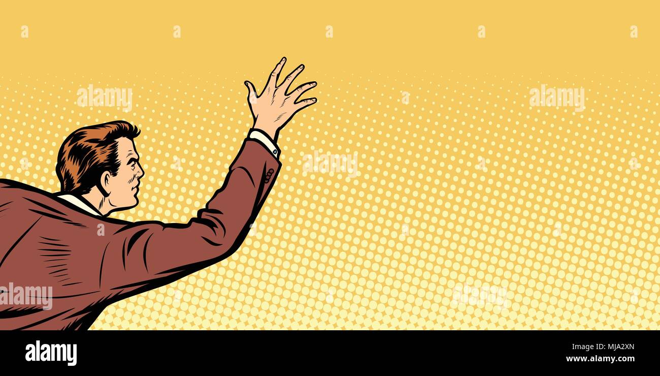 Friendly hand gesture Stock Vector Images - Alamy