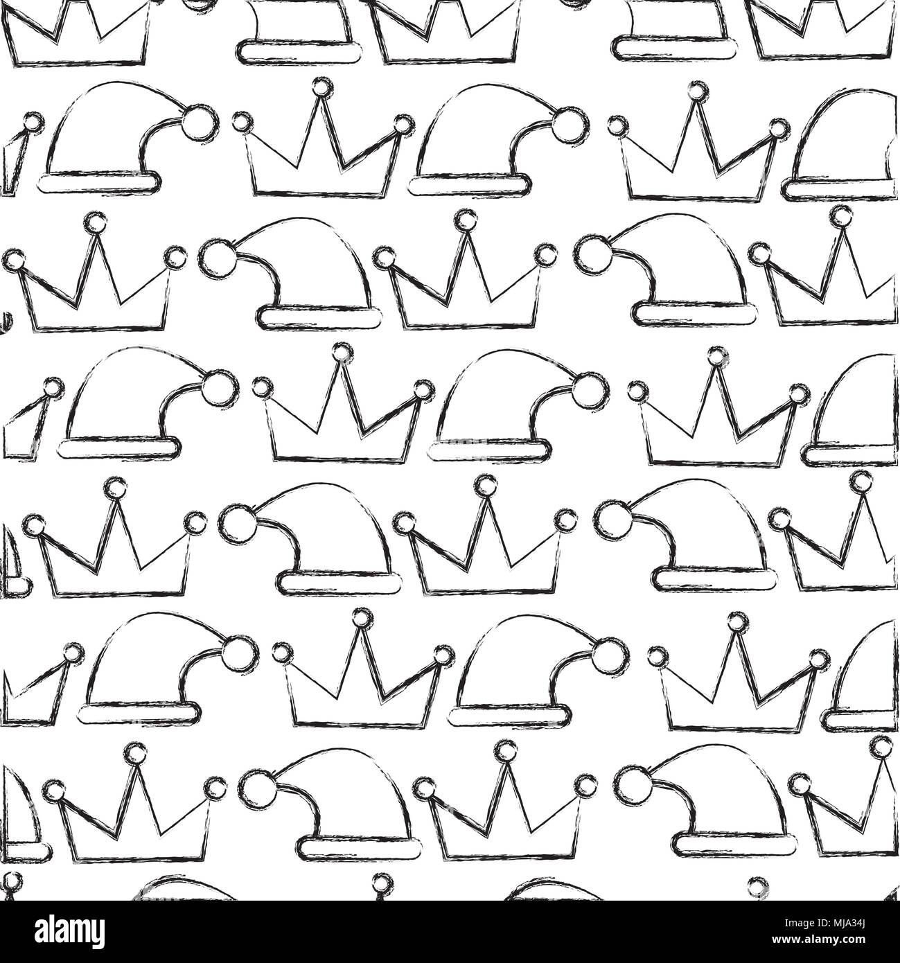 Medieval christmas illustration Black and White Stock Photos & Images ...