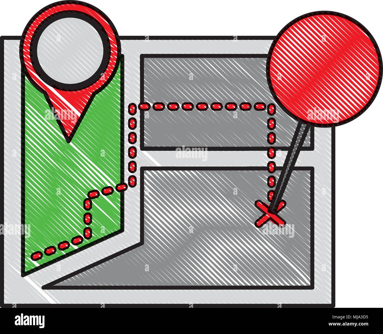 gps navigation pin map location vector illustration Stock Vector Image ...