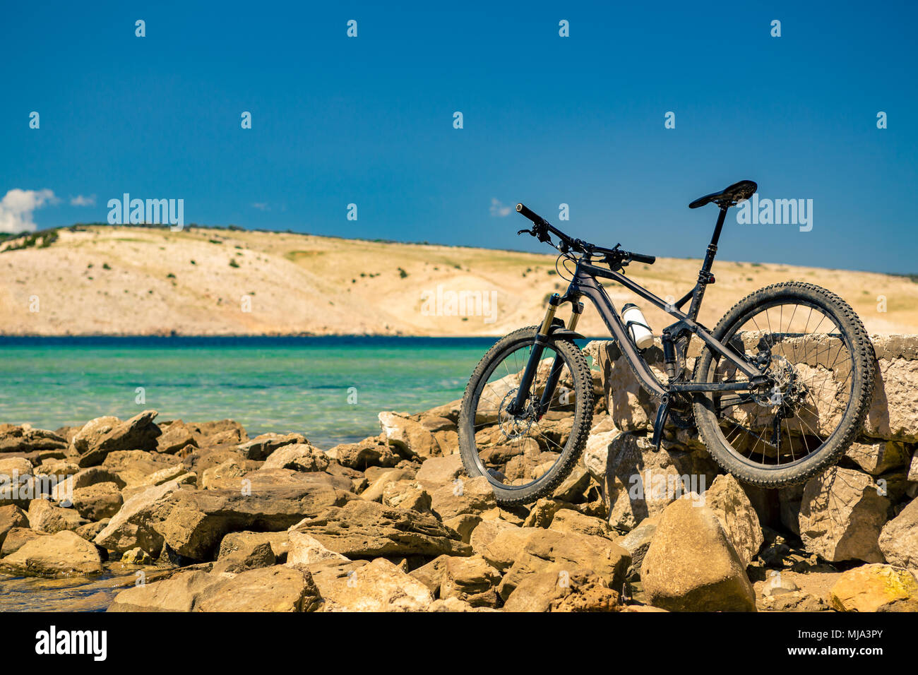 Biking on a beach hi-res stock photography and images - Alamy