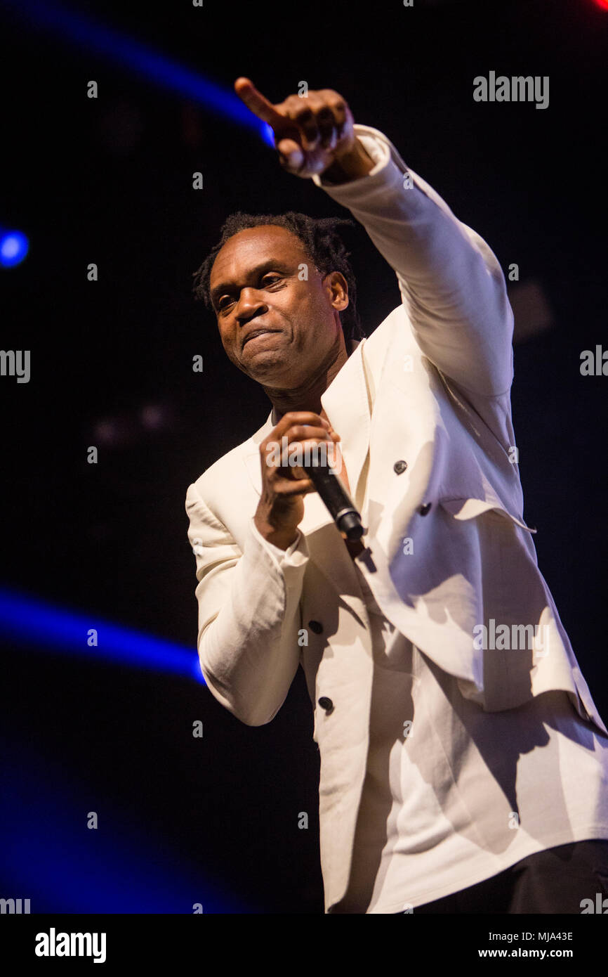 Norway, Bergen - April 30, 2018. The Swedish singer and music producer ...