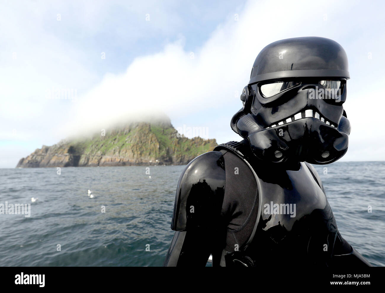 Star wars fan Jamie Kenny, from Drogheda, dressed as a Shadow ...