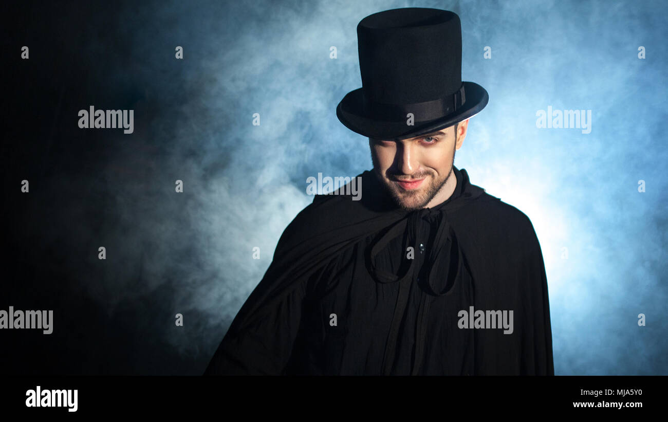 Blue cloaked man hi-res stock photography and images - Alamy