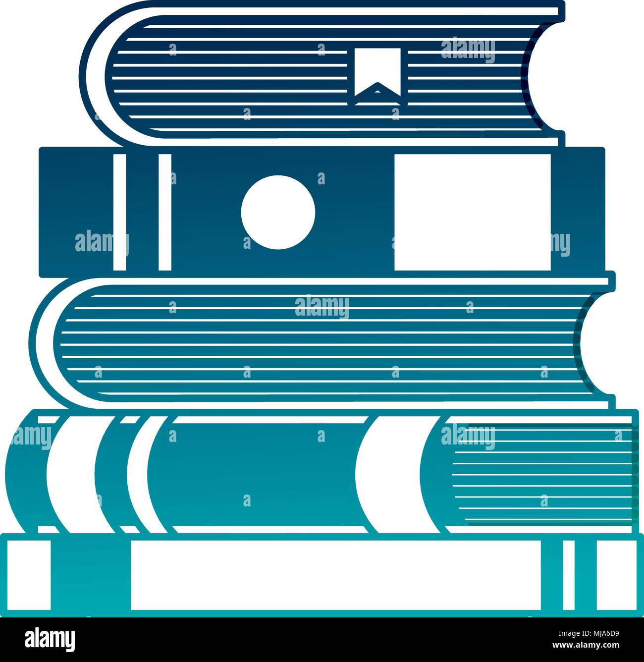 text books pile icons vector illustration design Stock Vector Image ...