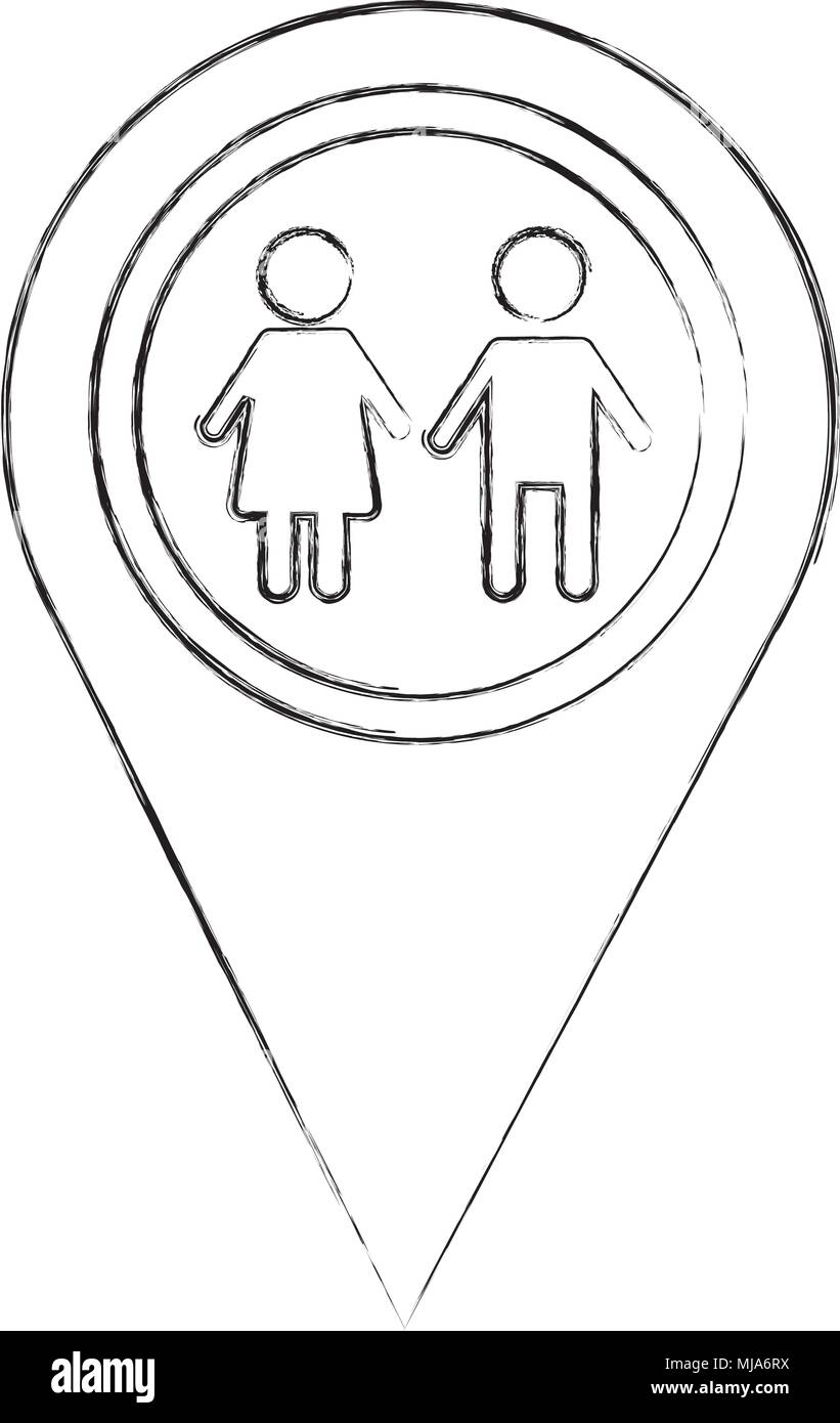 school zone pointer gps navigation location image vector illustration ...