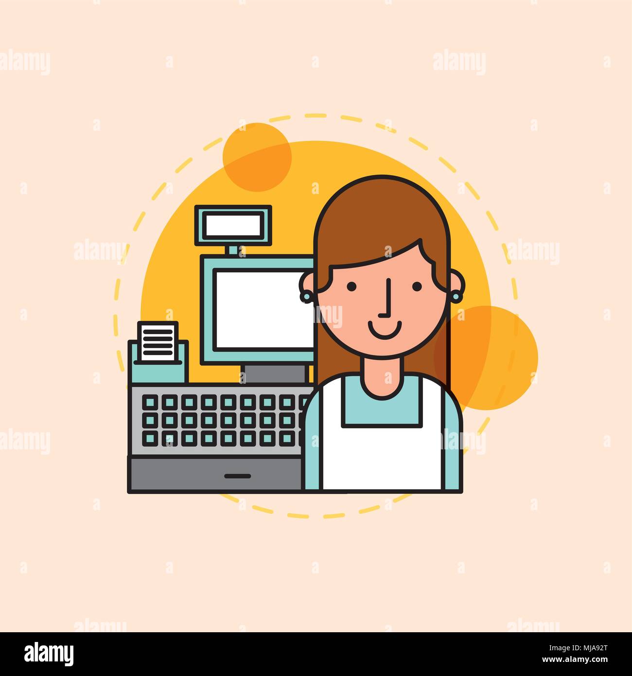 Cash Register Cartoon Stock Photos & Cash Register Cartoon Stock Images ...