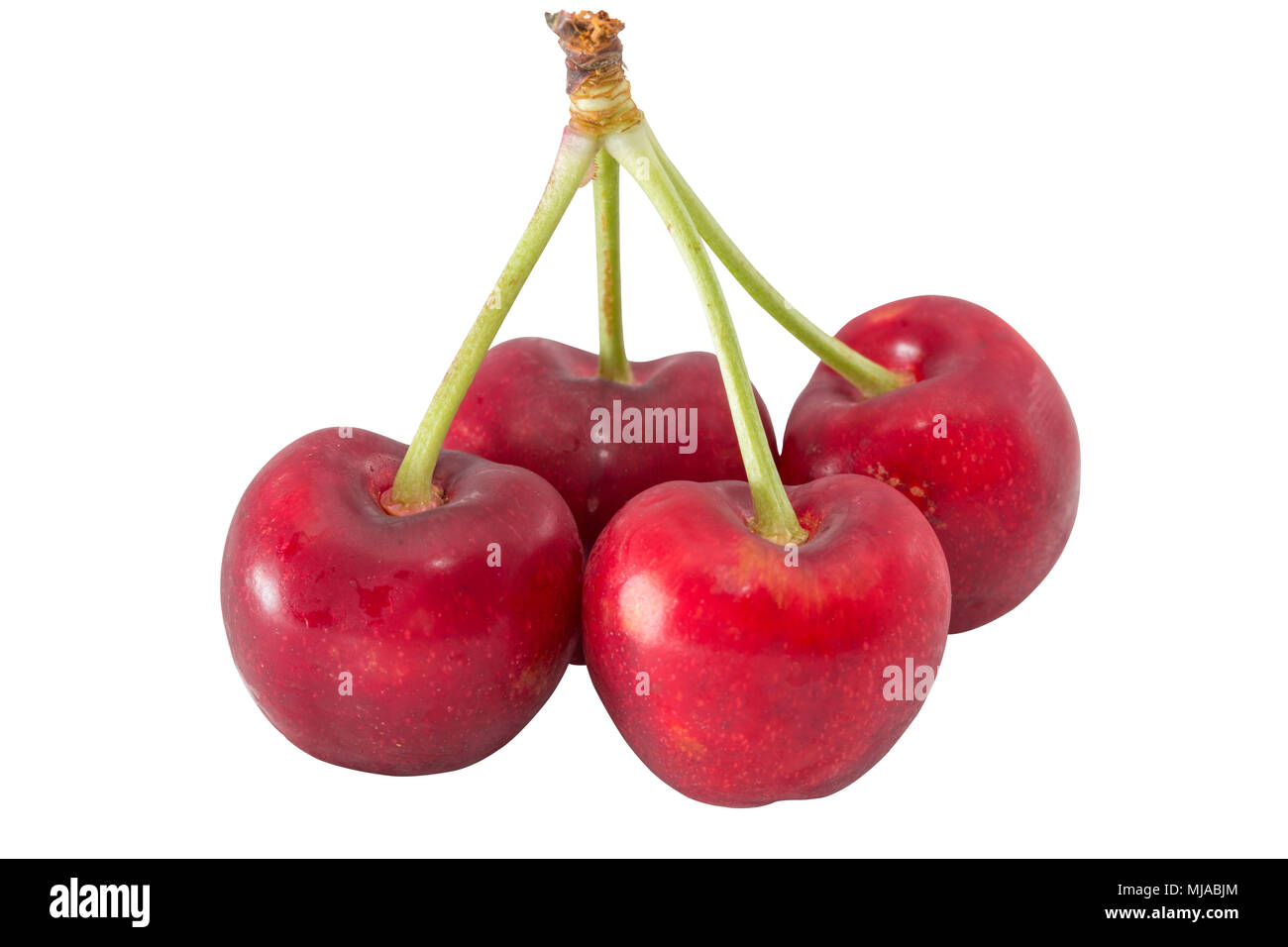 Cherries with stem hi-res stock photography and images - Alamy
