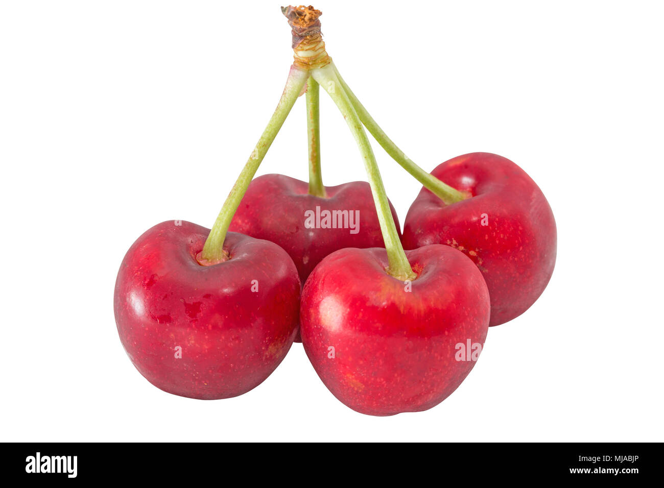 Cherries with stem hi-res stock photography and images - Alamy