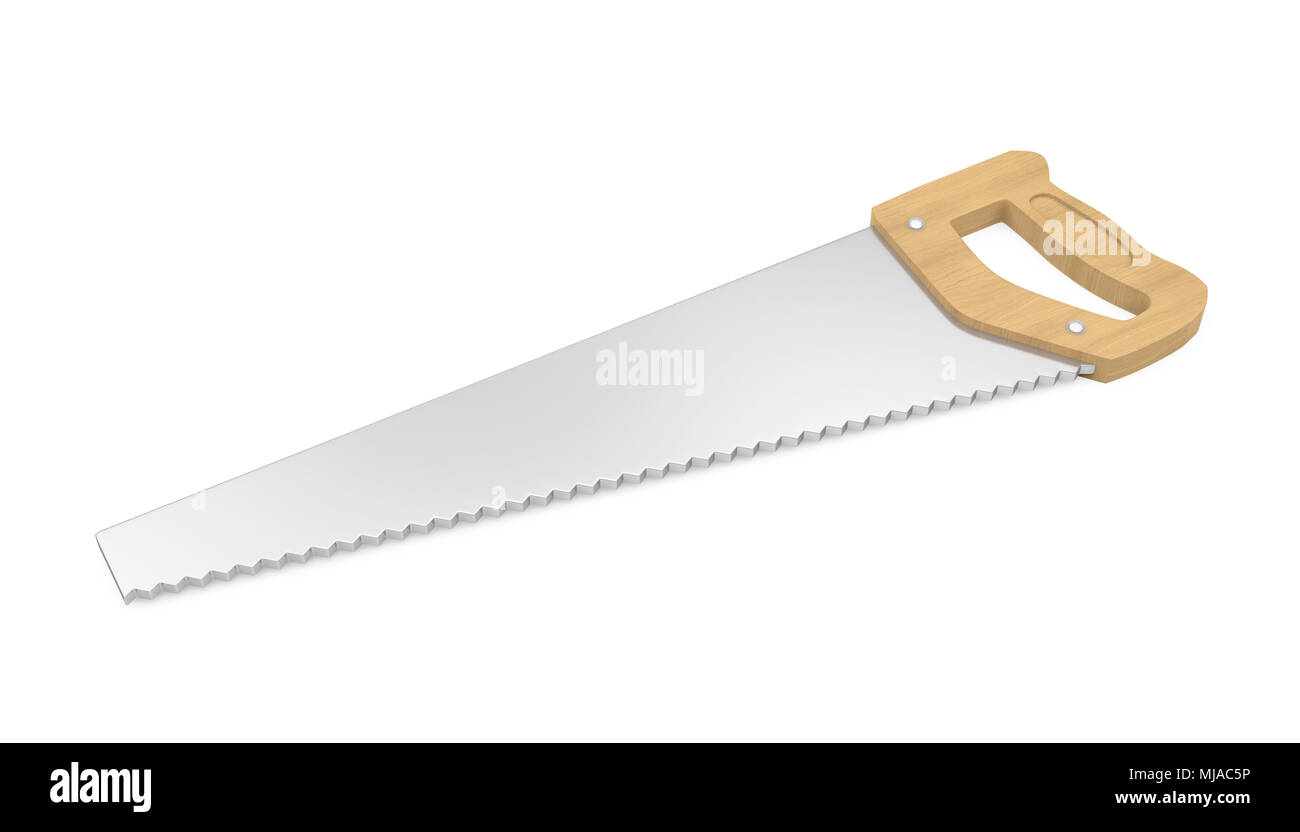Hand Saw Isolated Stock Photo - Alamy