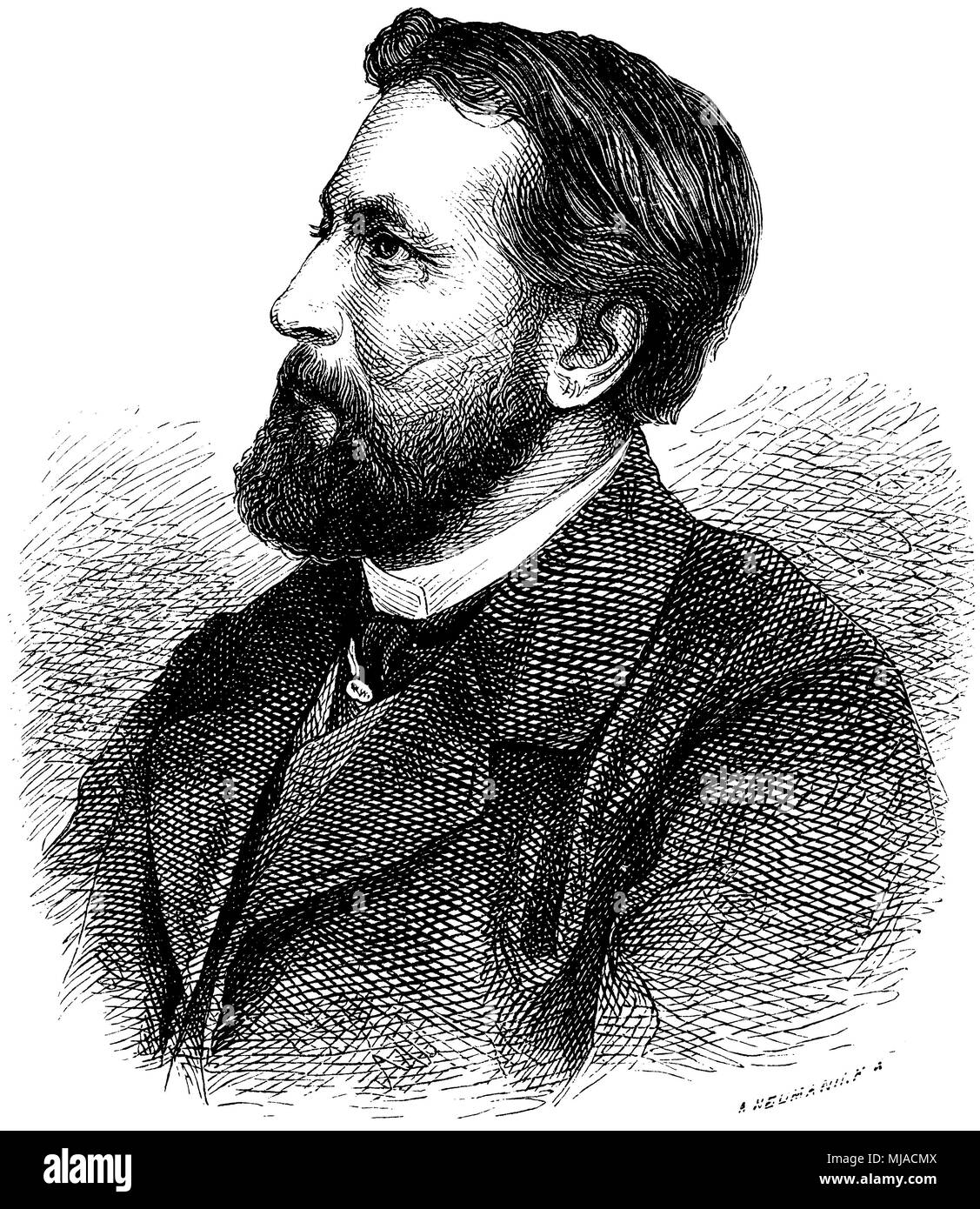 Oskar Freiherr von Redwitz (born June 28, 1823 Stock Photo - Alamy