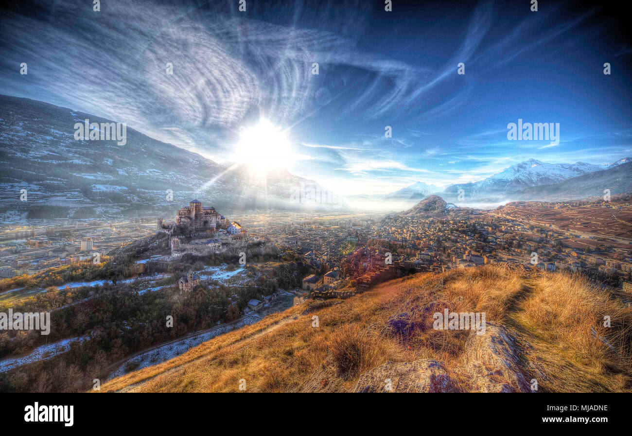 Sion castle hi-res stock photography and images - Alamy