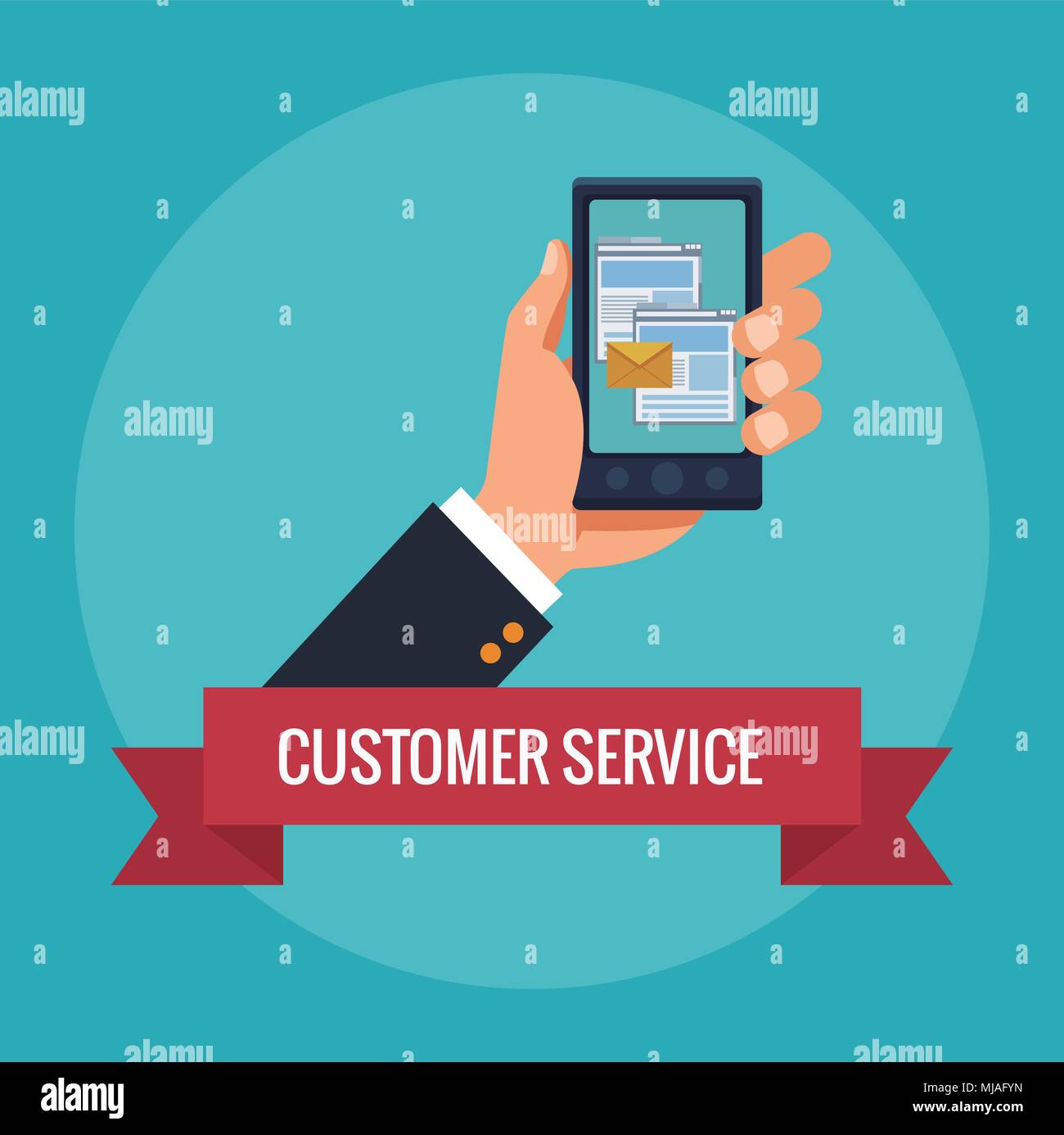 Customer service cartoons hi-res stock photography and images - Alamy