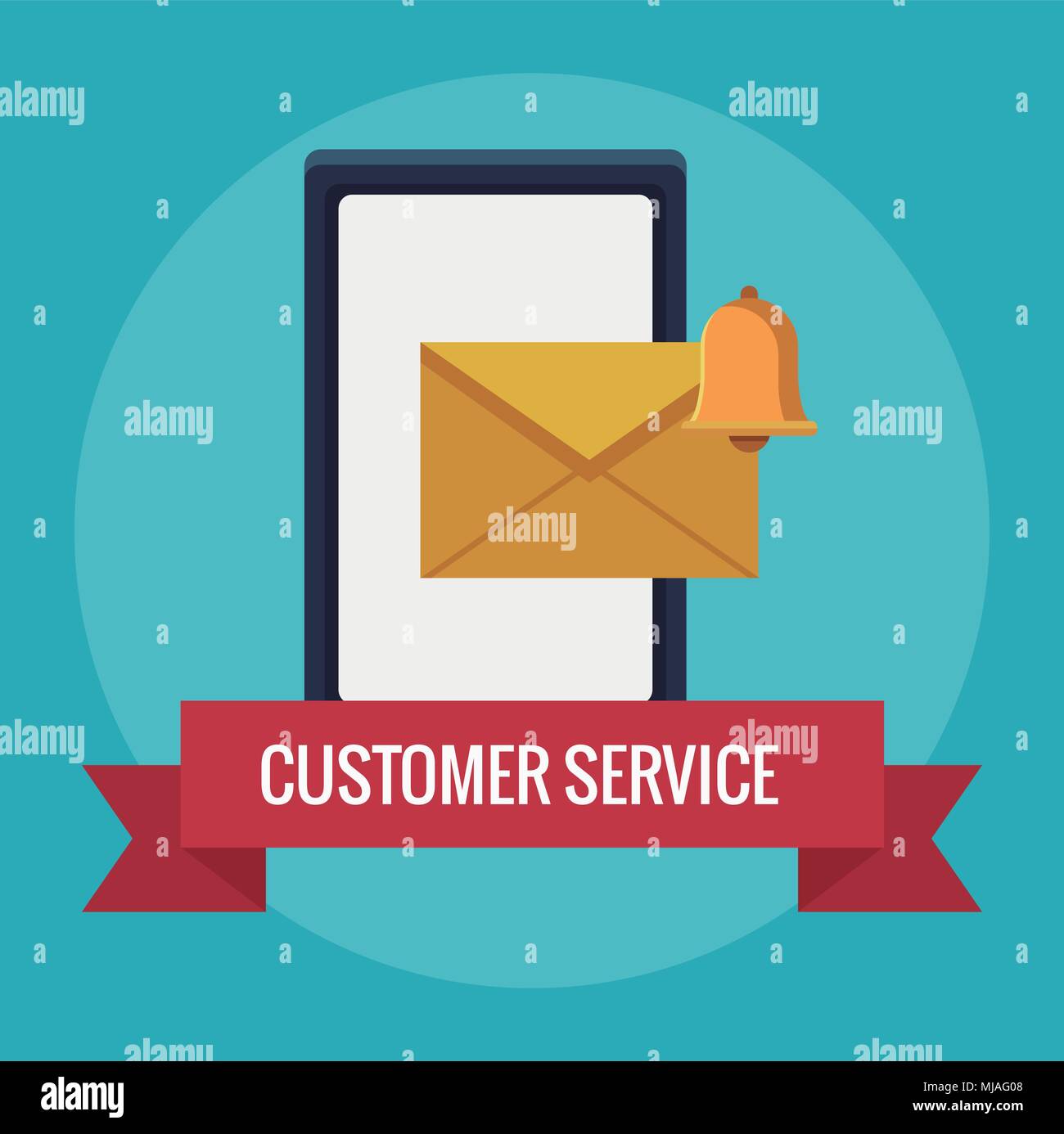 Customer service and support Stock Vector Image & Art - Alamy