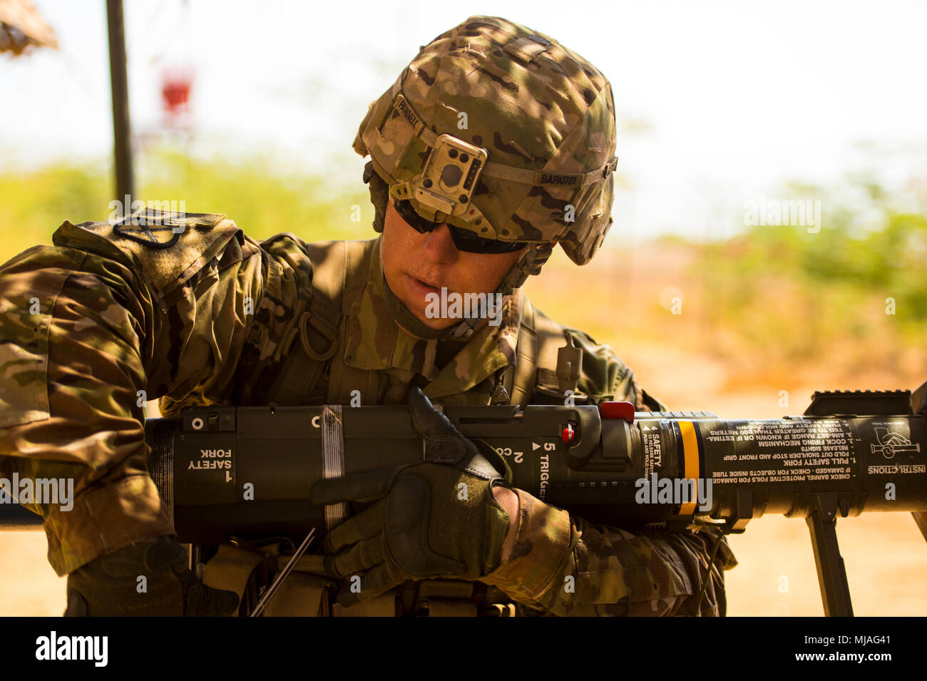 U.S. Army Pvt. Jonathan Pannell, an infantryman in the Texas Army ...