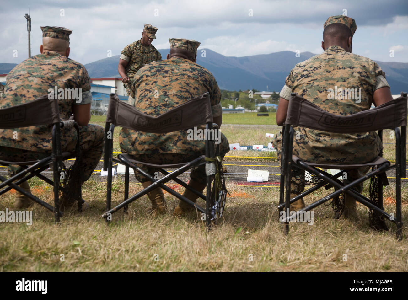 Capt. Armagh Jones, the battalion fire direction officer for 3rd ...