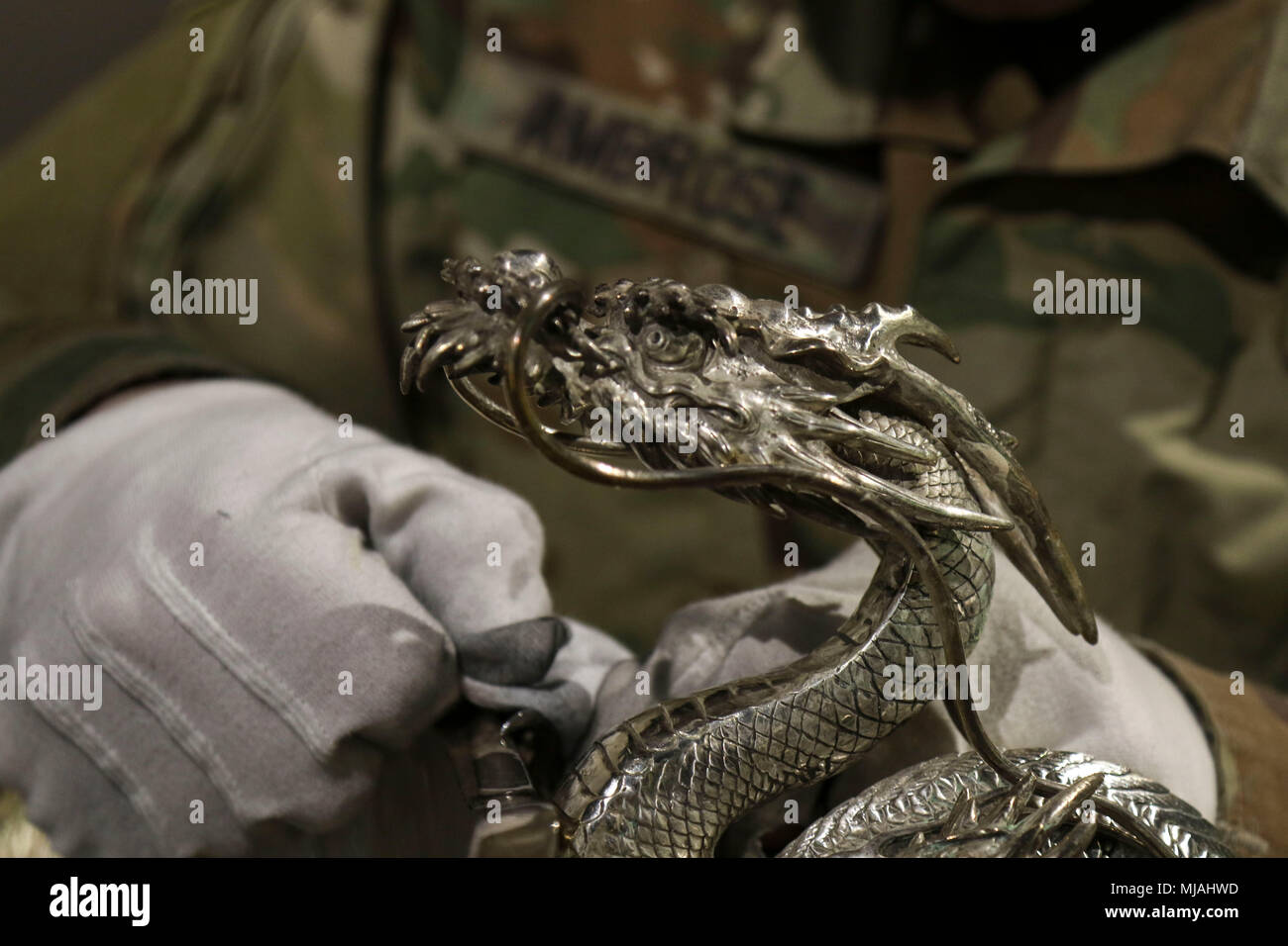 Spc. Zach Ambrose of 1st Battalion, 38th Infantry Regiment, 1st Stryker ...