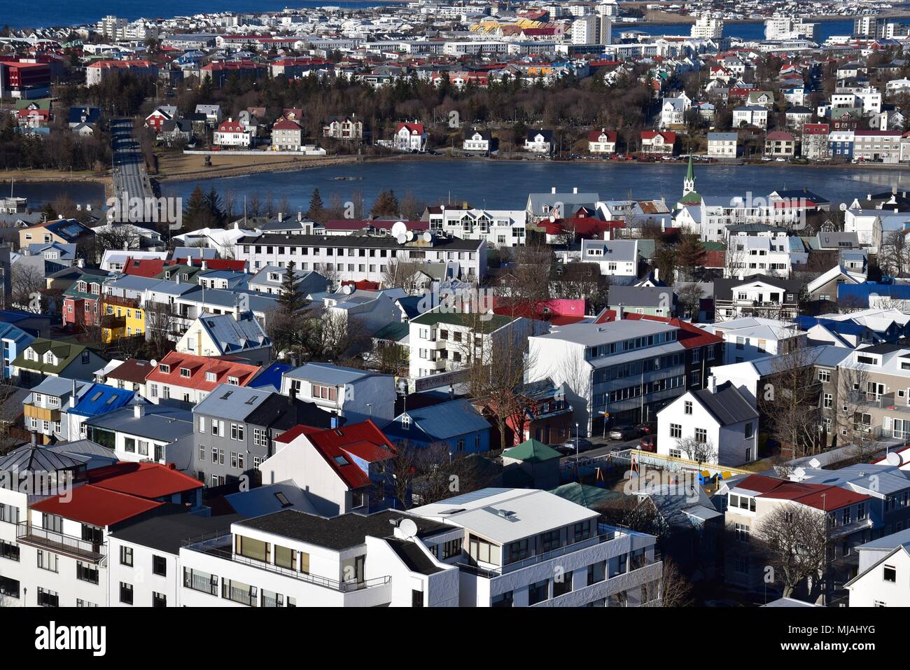 Reykjavik Iceland, architecture, buildings, 2018 Stock Photo - Alamy