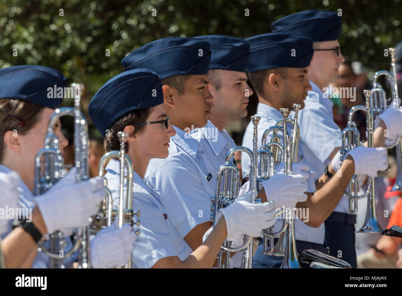 737th training group drum and bugle corps hi-res stock photography and ...