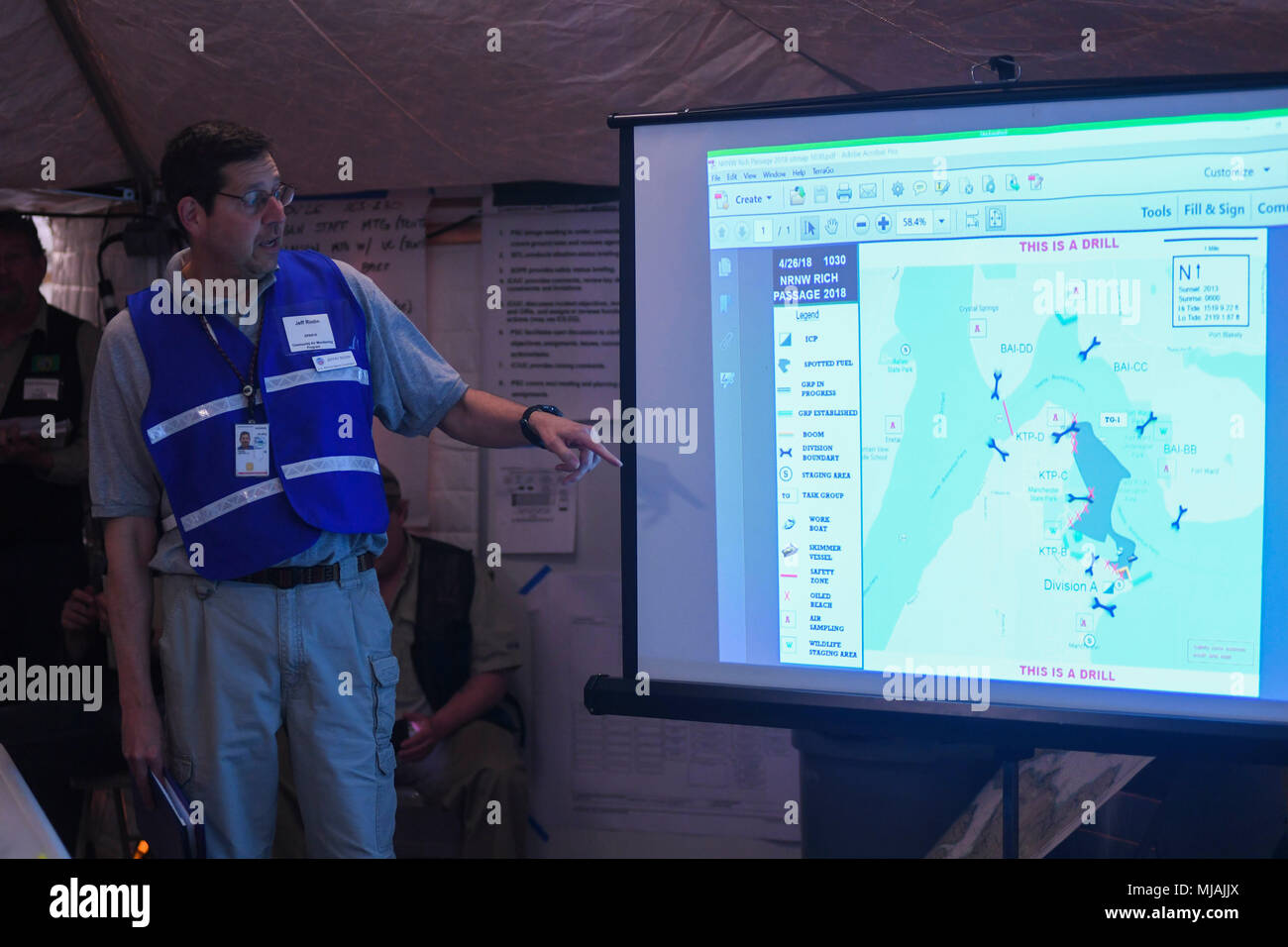 During a multi agency emergency exercise hi-res stock photography and ...