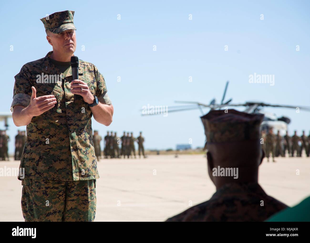 Maj. Gen. Mark R. Wise, commanding general of 3rd Marine Aircraft Wing ...