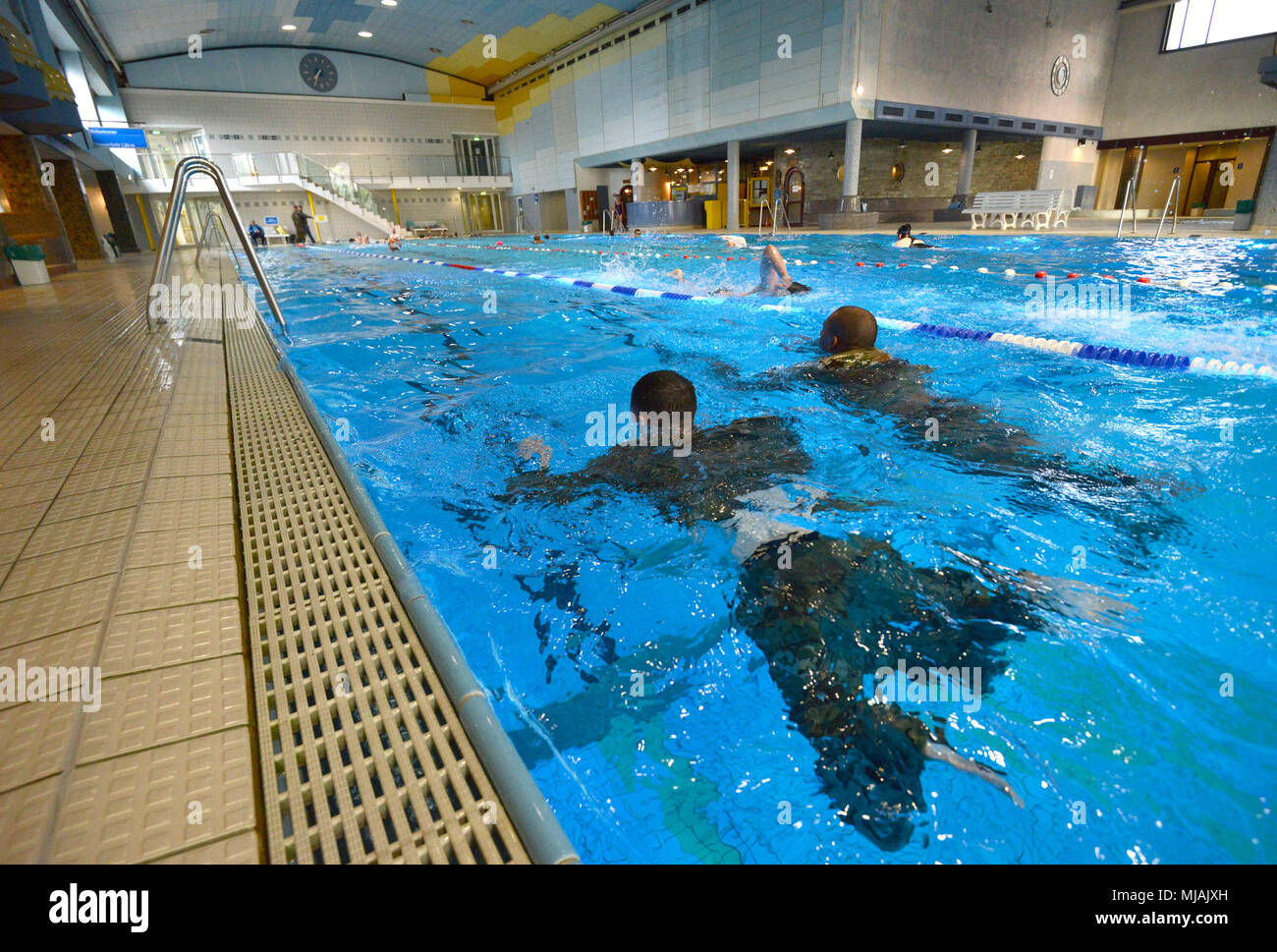 U.S. Soldiers from the 66th Military Intelligence Brigade particpate in ...