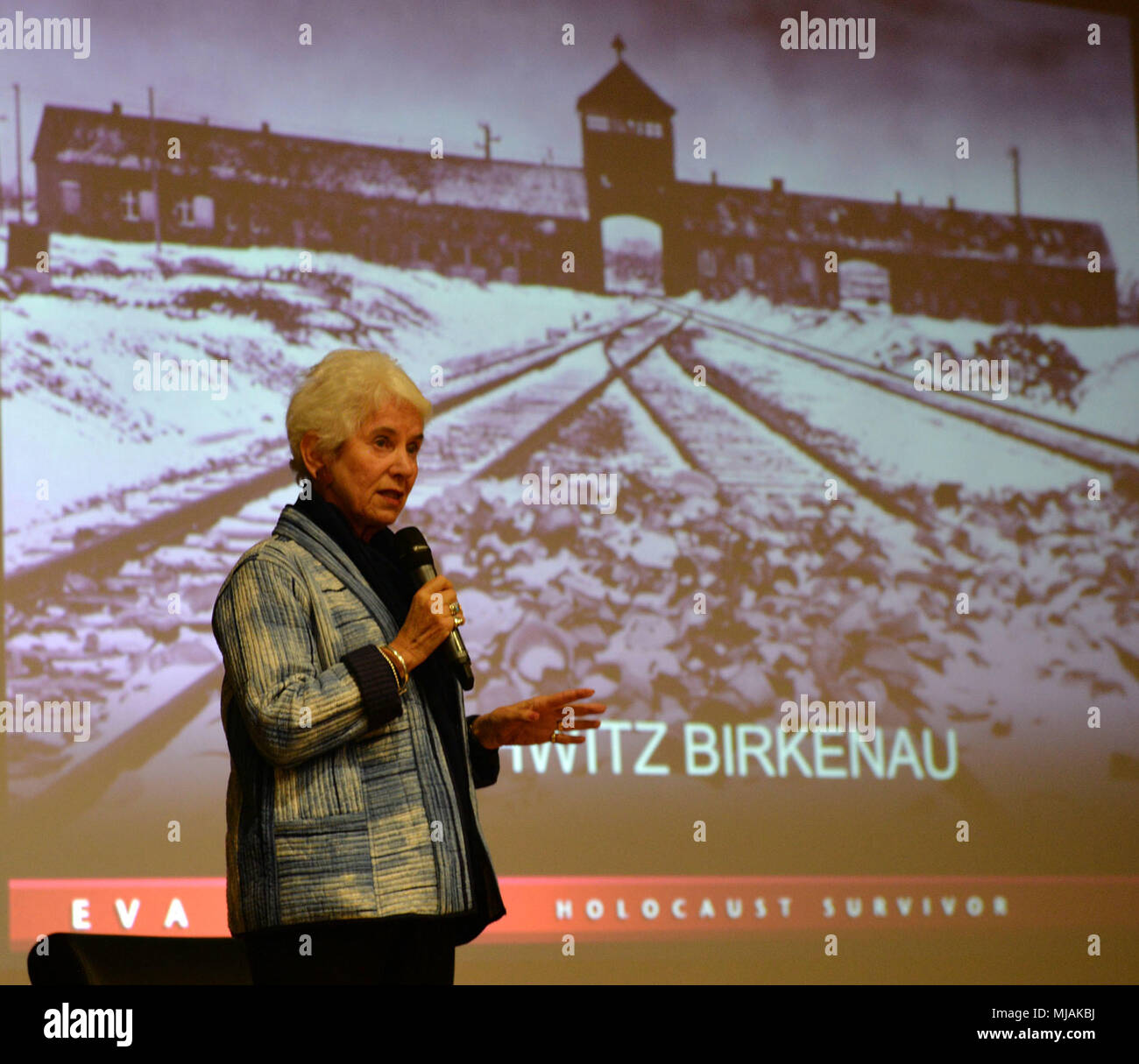 Eva Clarke, Holocaust survivor, talks about how her mother, father, and ...