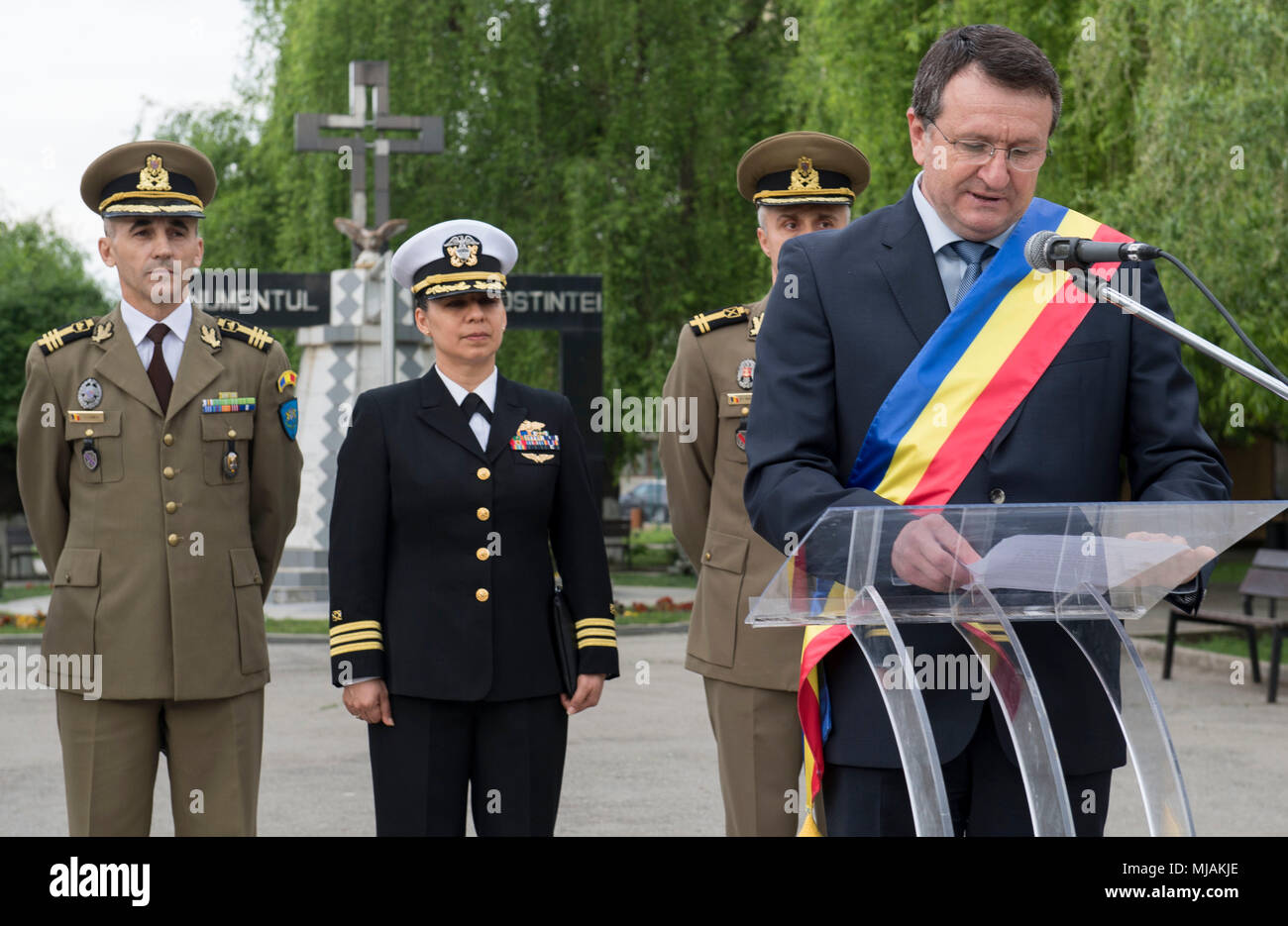 180427-N-BK435-0280 CARACAL, Romania (April 27, 2018) Liviu Radu ...