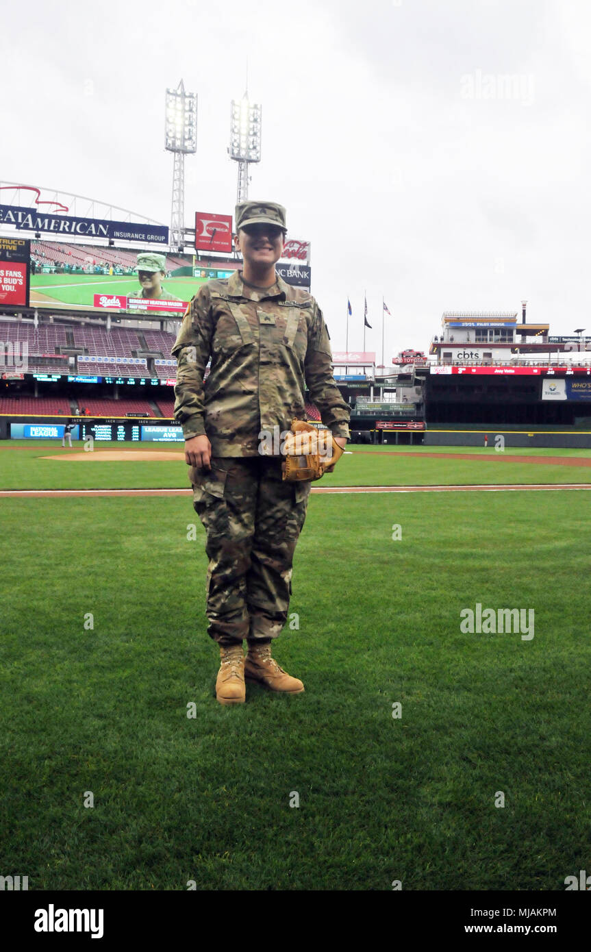 U.S. Army Reserve Sgt. Heather Mason with the Forward Support Company ...