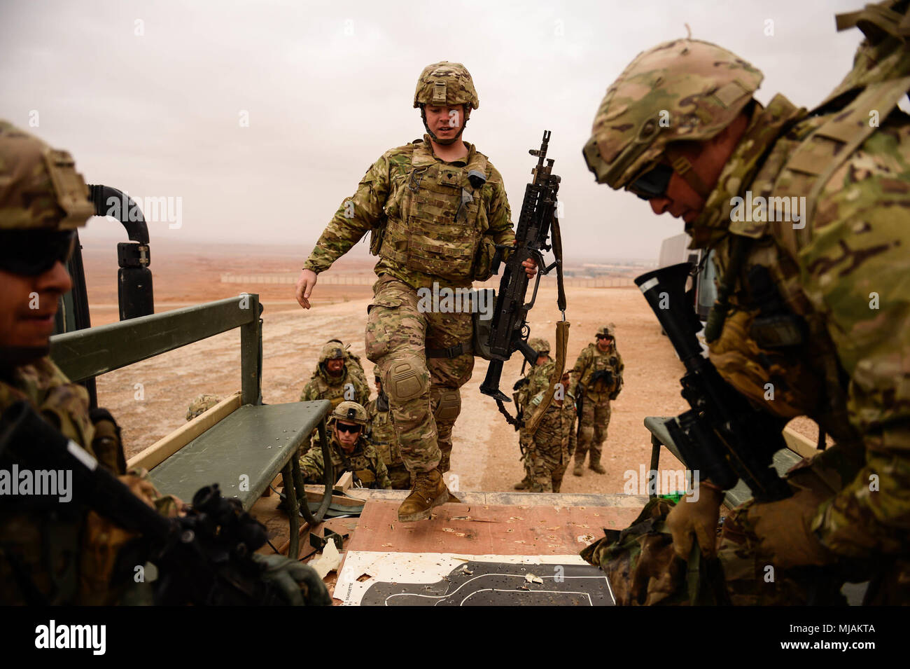 Jordanian border security hi-res stock photography and images - Alamy