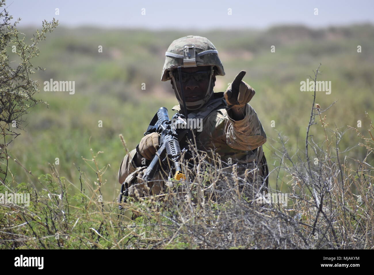 Staff Sgt. Mario Jones, assigned to Company B, 2nd Battalion, 198th ...