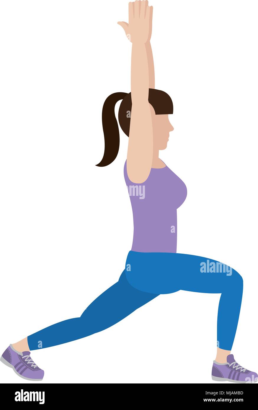 Woman leg up Stock Vector Images - Alamy