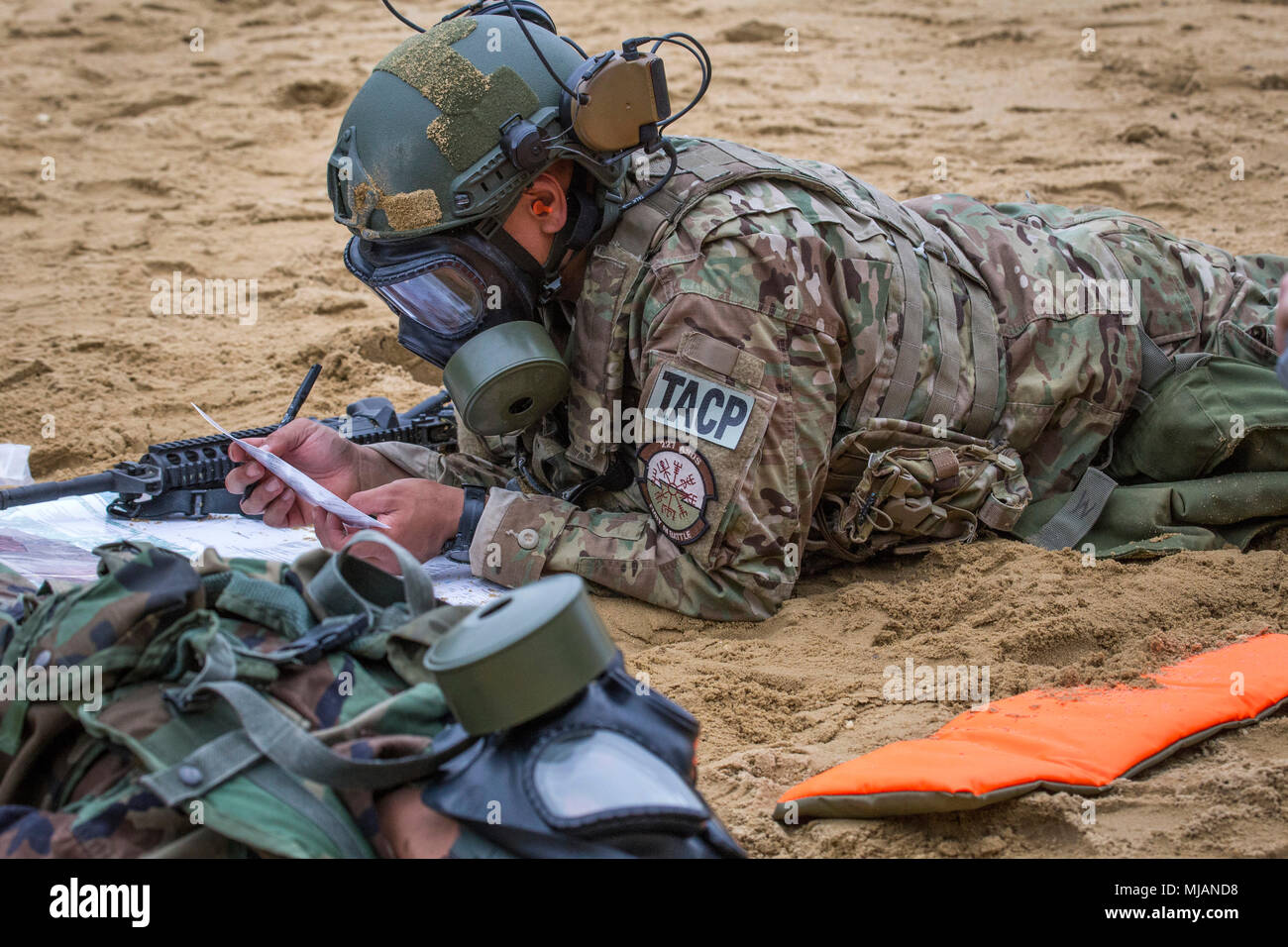 U.S. Air Force Senior Airman Victor Dulay, 227th Air Support Operations ...