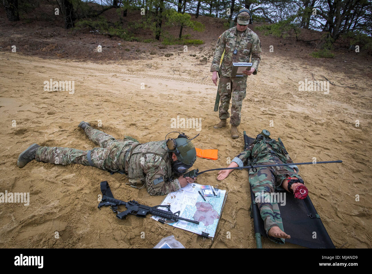 U.S. Air Force Senior Airman Victor Dulay, 227th Air Support Operations ...