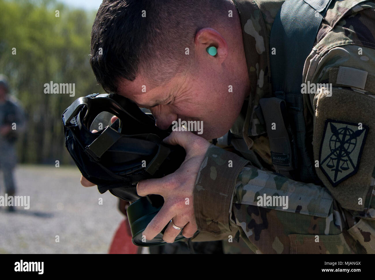 Maj. Justin Roman, U.S. Army Reserve planning officer from the 200th ...