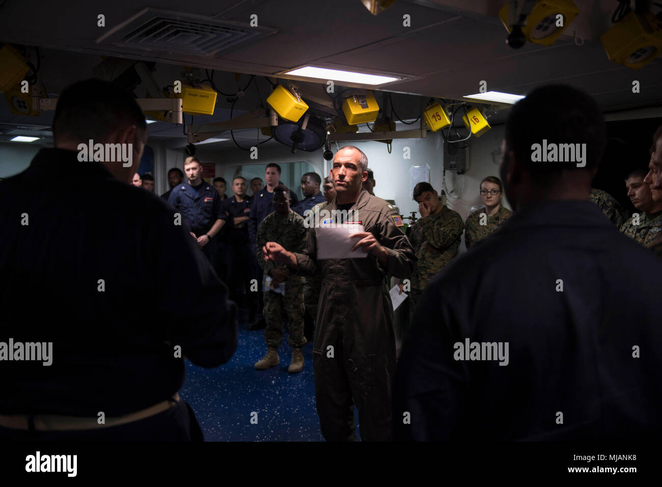 PACIFIC OCEAN- (April 25, 2018) Cmdr. Robert Carpenter, senior medical ...