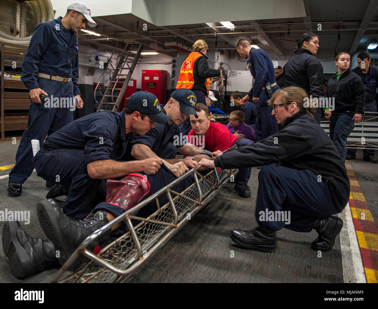Stretcher bearer exercises hi-res stock photography and images - Alamy