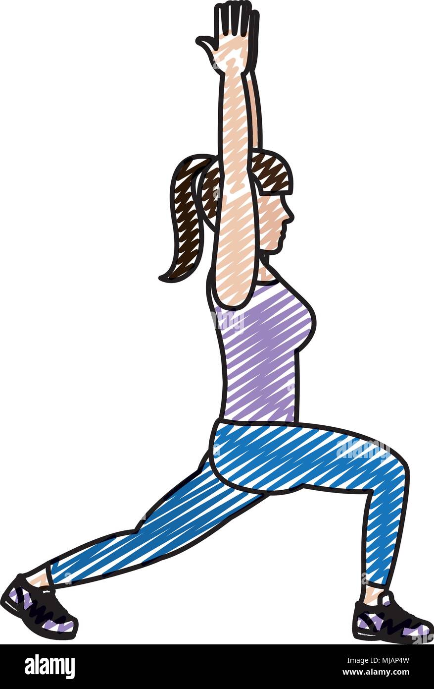 Woman leg up Stock Vector Images - Alamy