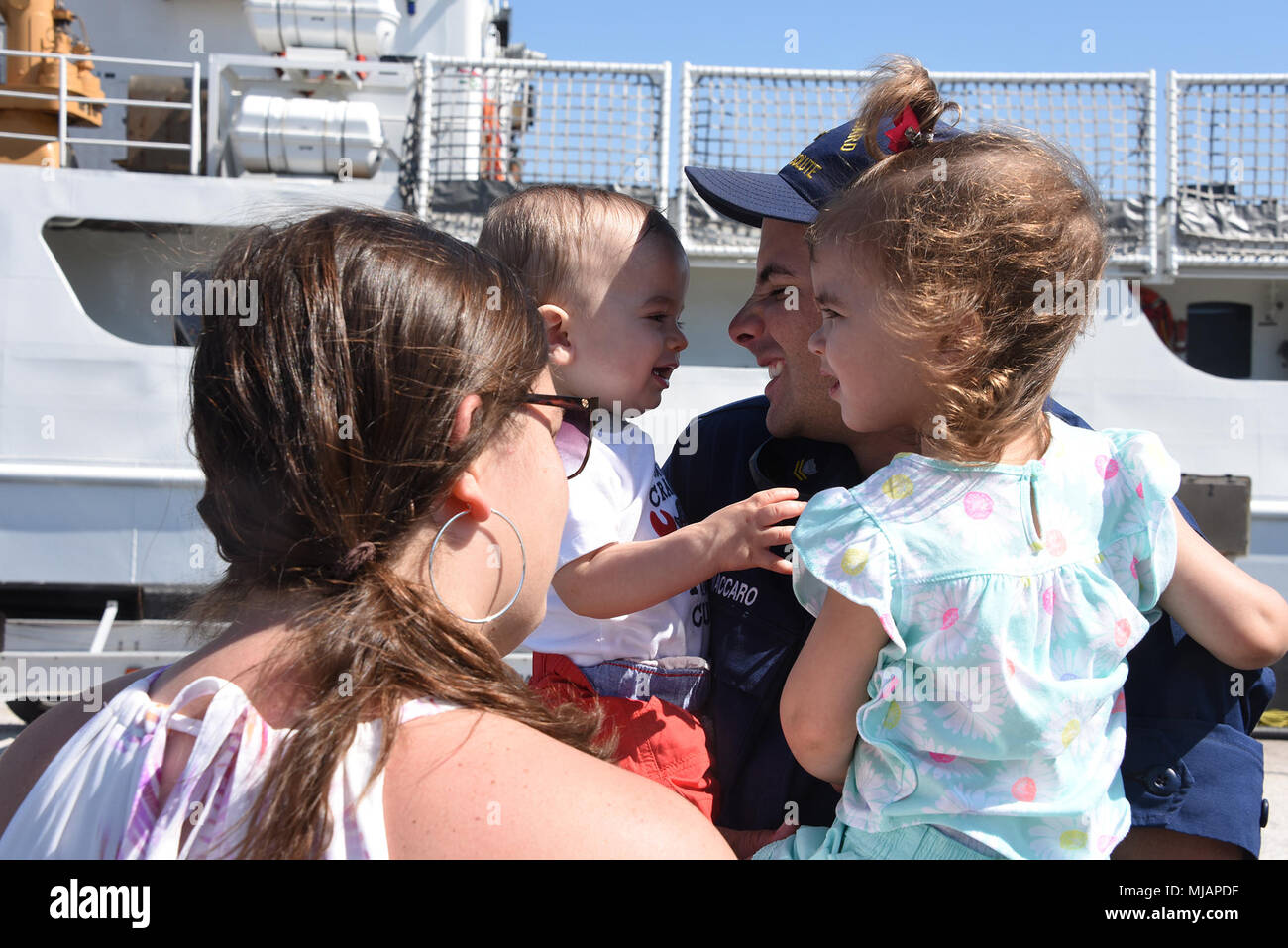 Petty Officer 2nd Class Benjamin Vaccaro, a crewmember aboard the Coast ...