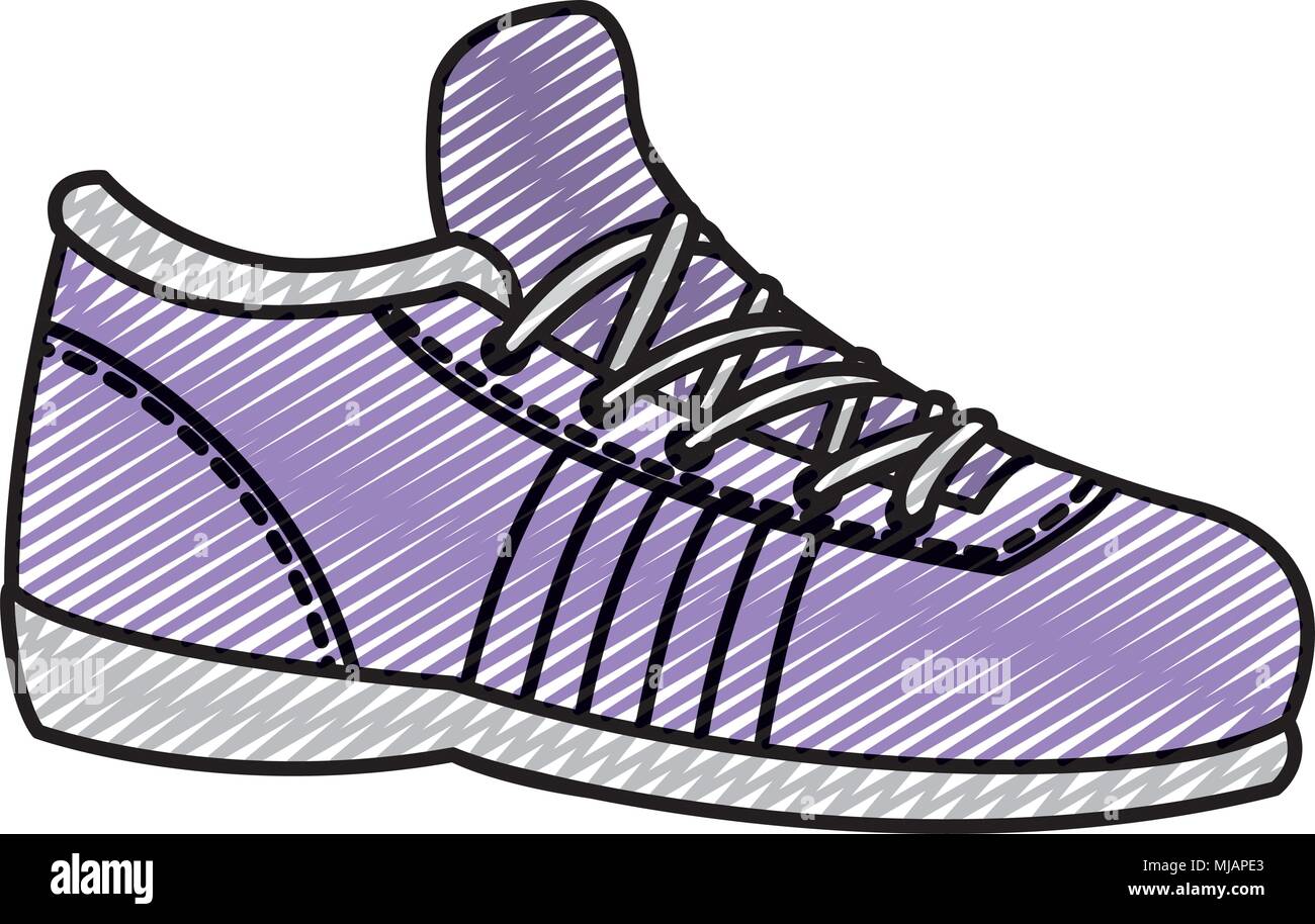 Walking sneakers outdoors Stock Vector Images - Alamy