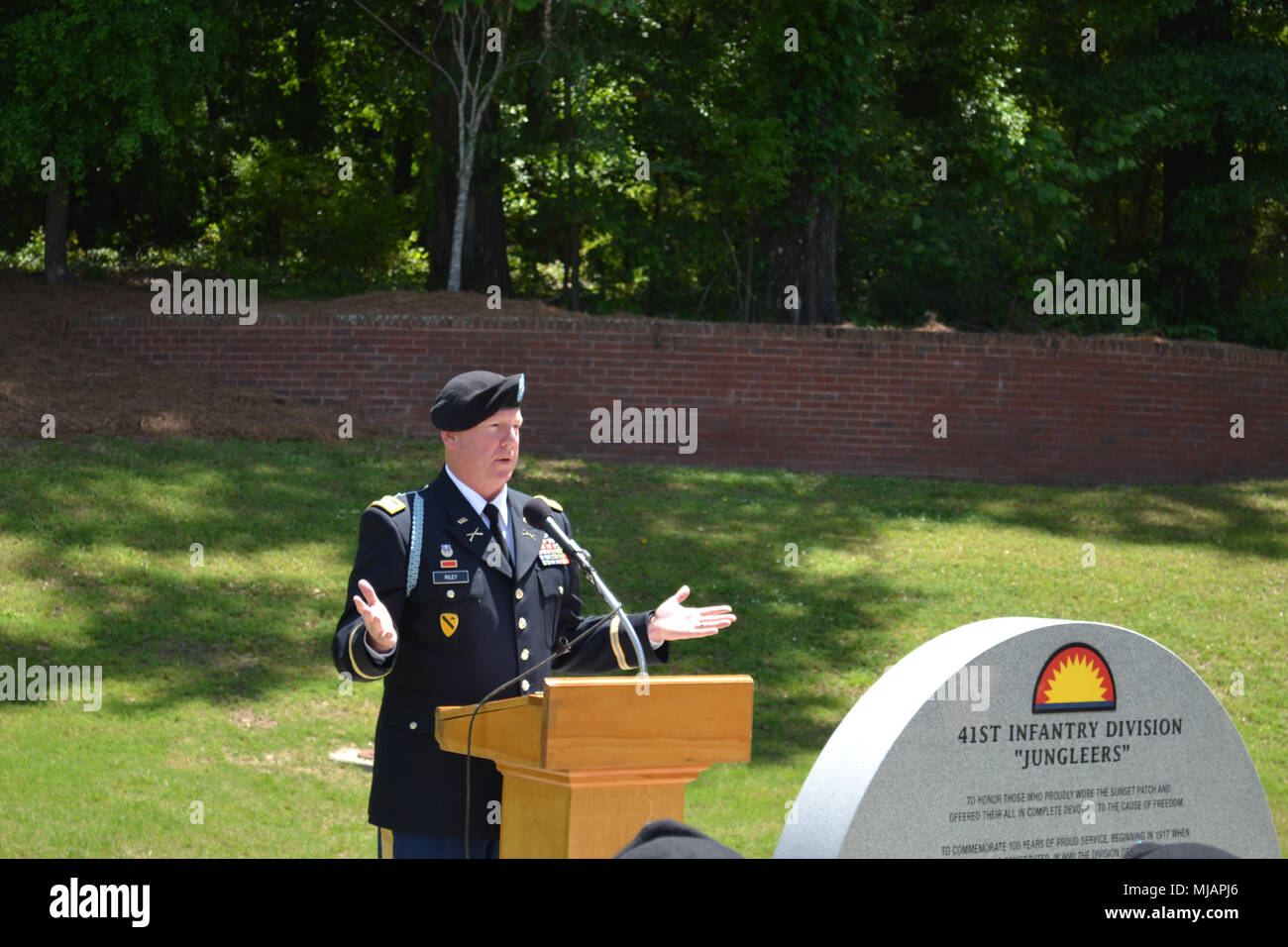 Oregon Army National Guard Col. Eric J. Riley, 41st Infantry Brigade ...